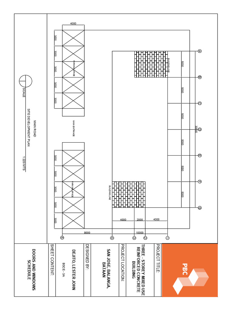 Site Development Plan for Mixed-Use Building | PDF | Buildings And ...
