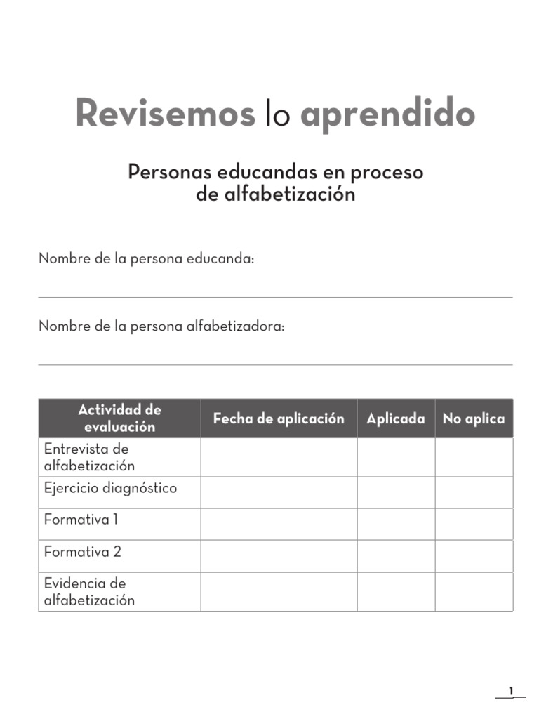 Diagnóstico de Alfabetización | PDF | Información | Literatura