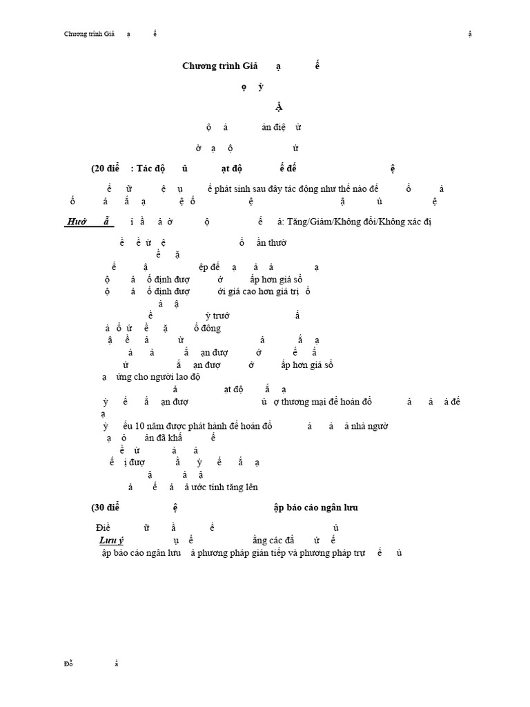 4 Bai Tap BCTC PTTC | PDF