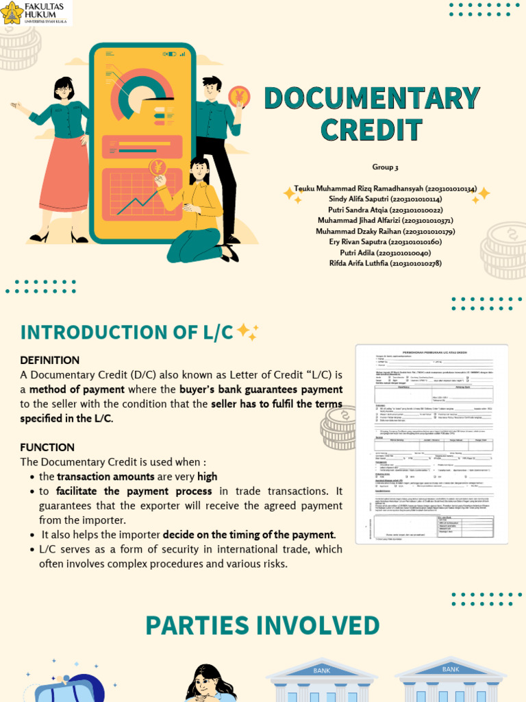Overview of Documentary Credit | PDF | Letter Of Credit | Economies