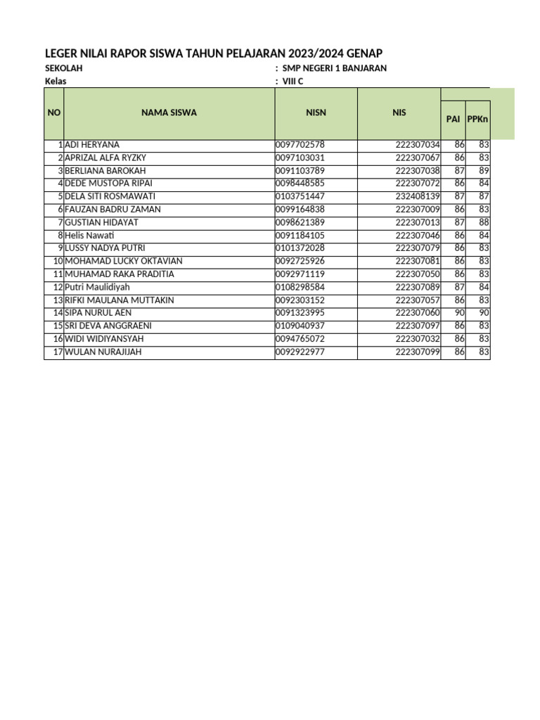 Leger 20232 Viii c | PDF