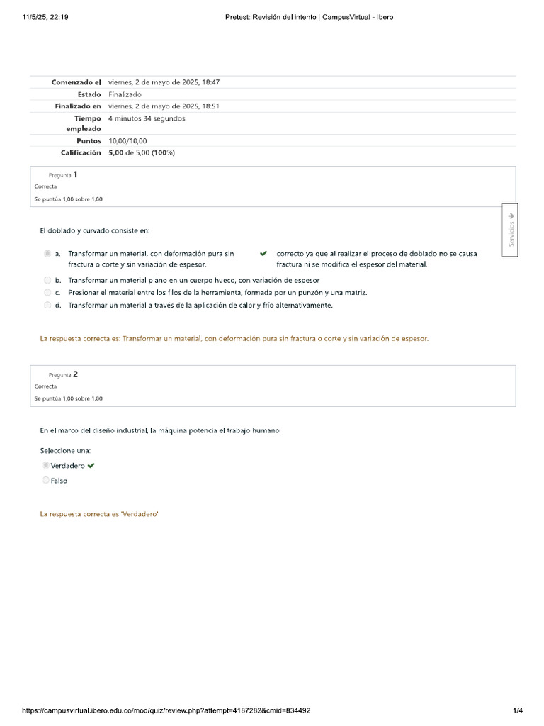 Actividad 1 Pretest | PDF