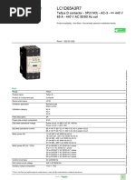 LC1D09 Contactor Technical Datasheet | PDF | Alternating Current ...