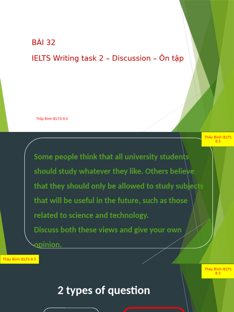 IELTS Writing Task 2: Discussion Guide | PDF | Knowledge | Reason