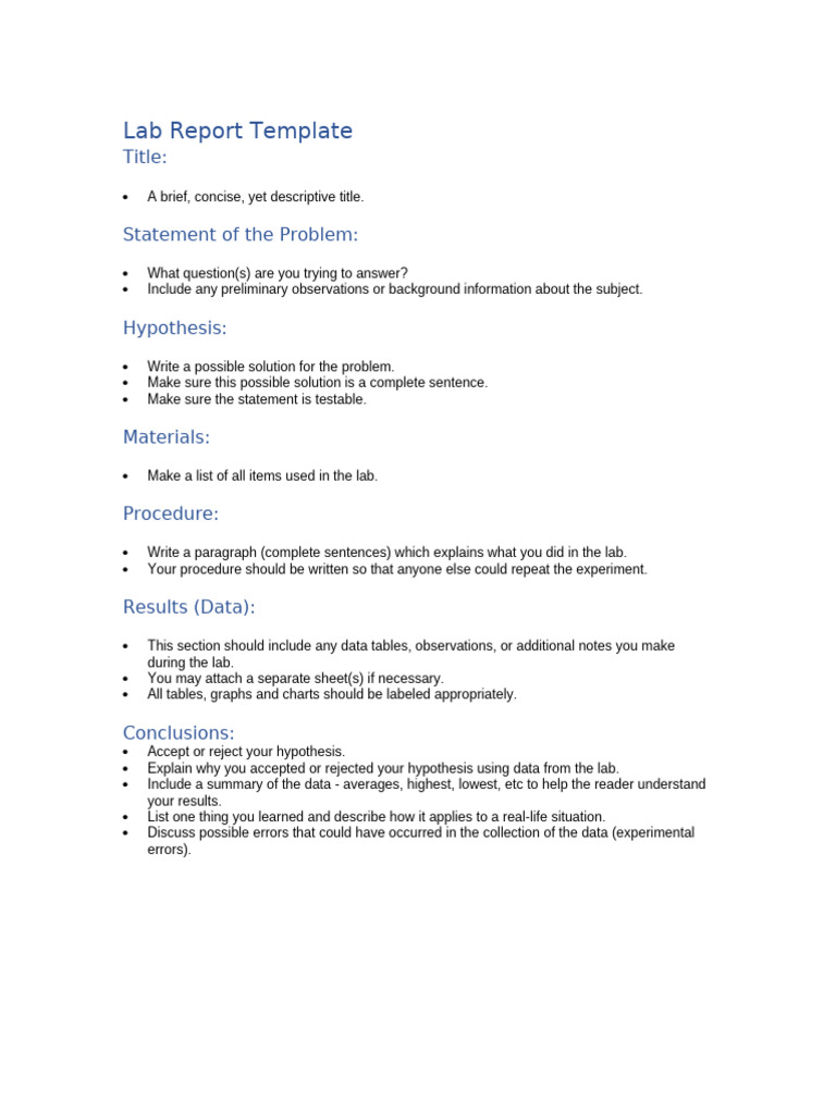 Session 2 Lab Report Template Instrictions | PDF