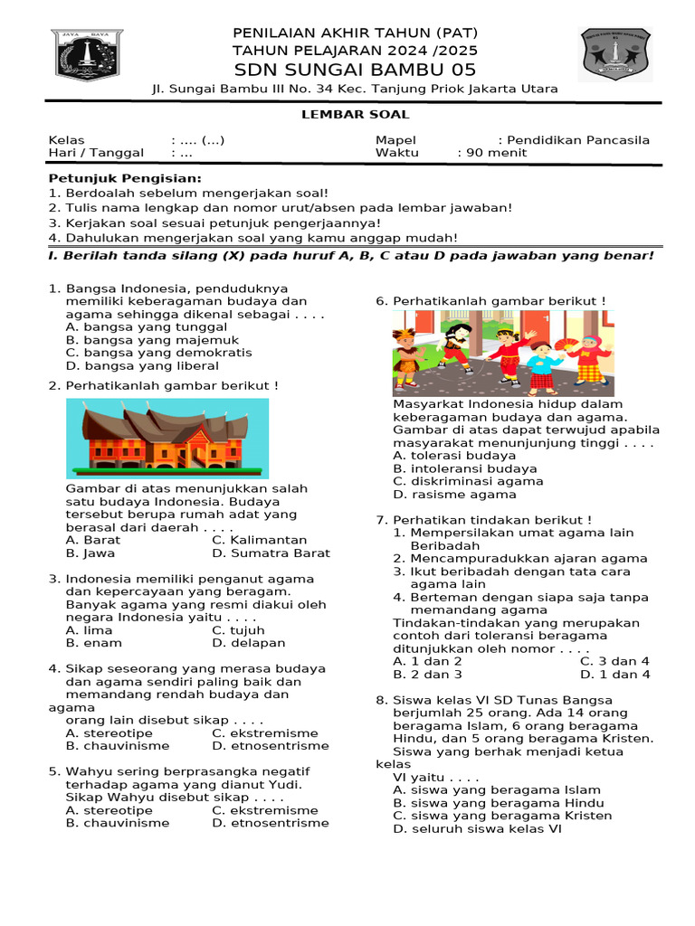 Format Naskah Pat KLS 3-6 | PDF