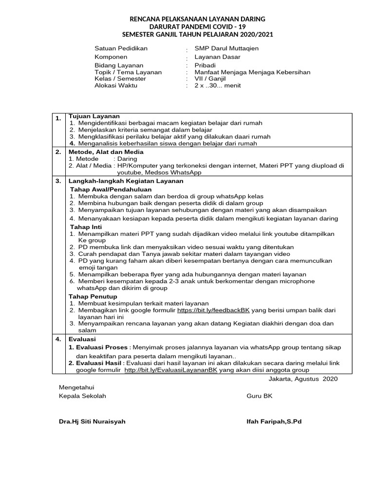 RPL Semangat Belajar Dari Rumah | PDF