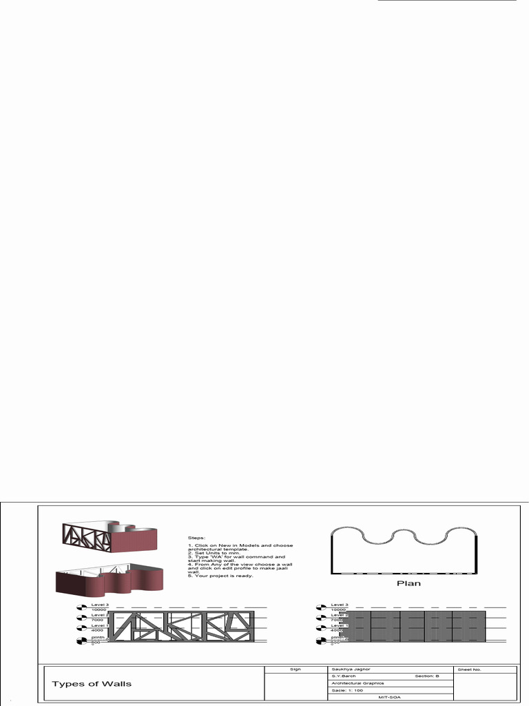 Elevations of Walls-1 | PDF