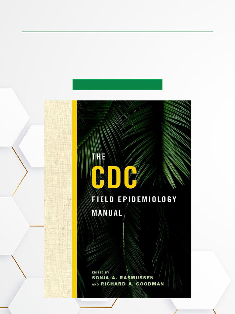 CDC Field Epidemiology Manual Download | PDF | Centers For Disease ...