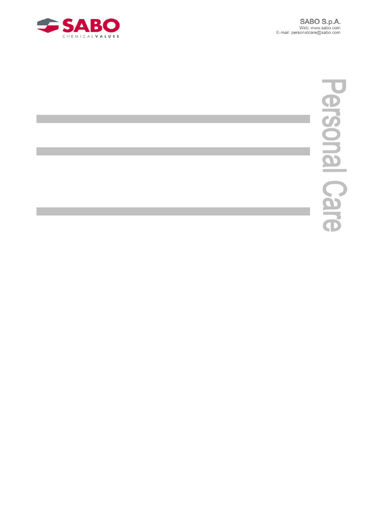 Specification Sabosorb Mle MB (Id 1011973) | PDF