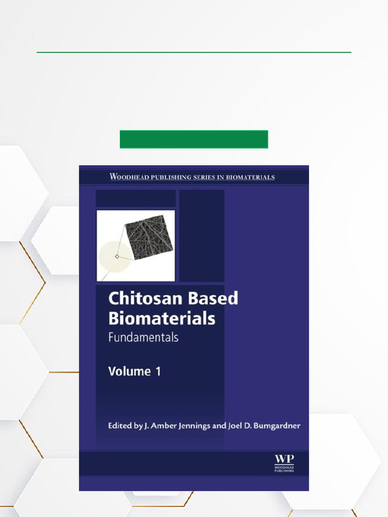 Chitosan Based Biomaterials Volume 1 Fundamentals Full PDF Download | PDF | Biomaterial | Tissue ...