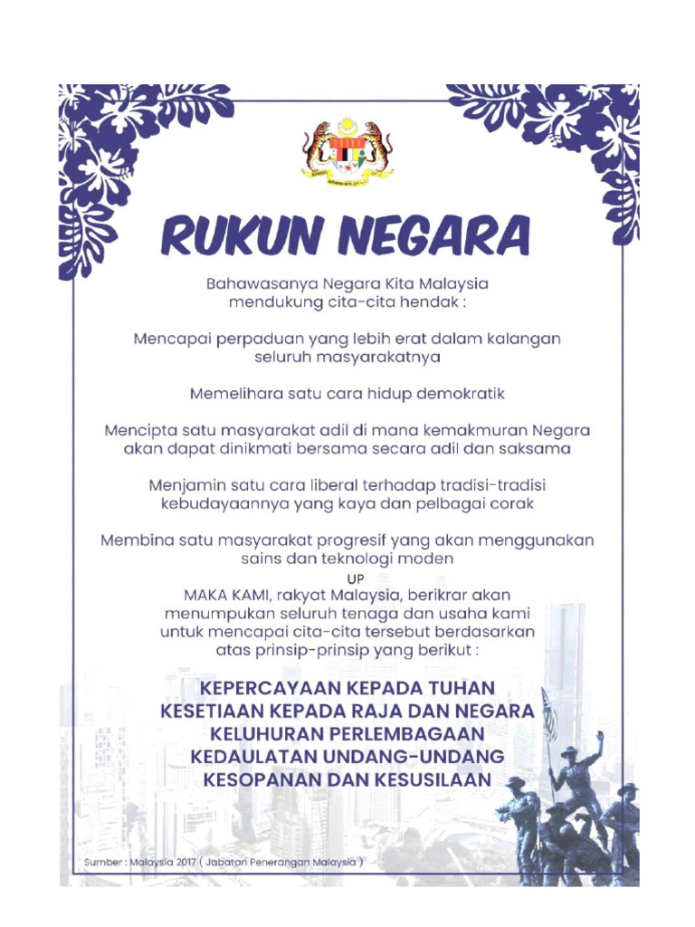 Rukun Negara | PDF