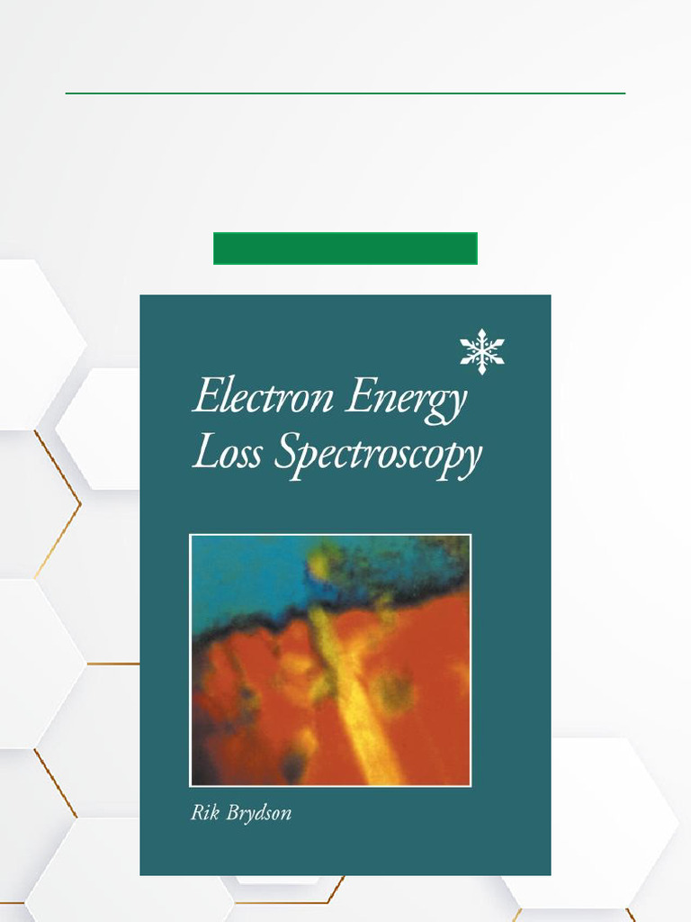 Electron Energy Loss Spectroscopy Book | PDF