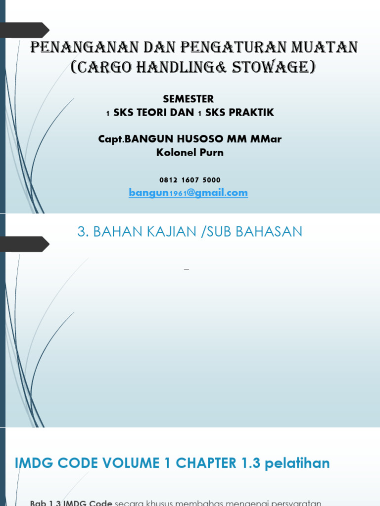 Training Dangerous Good in Package | PDF