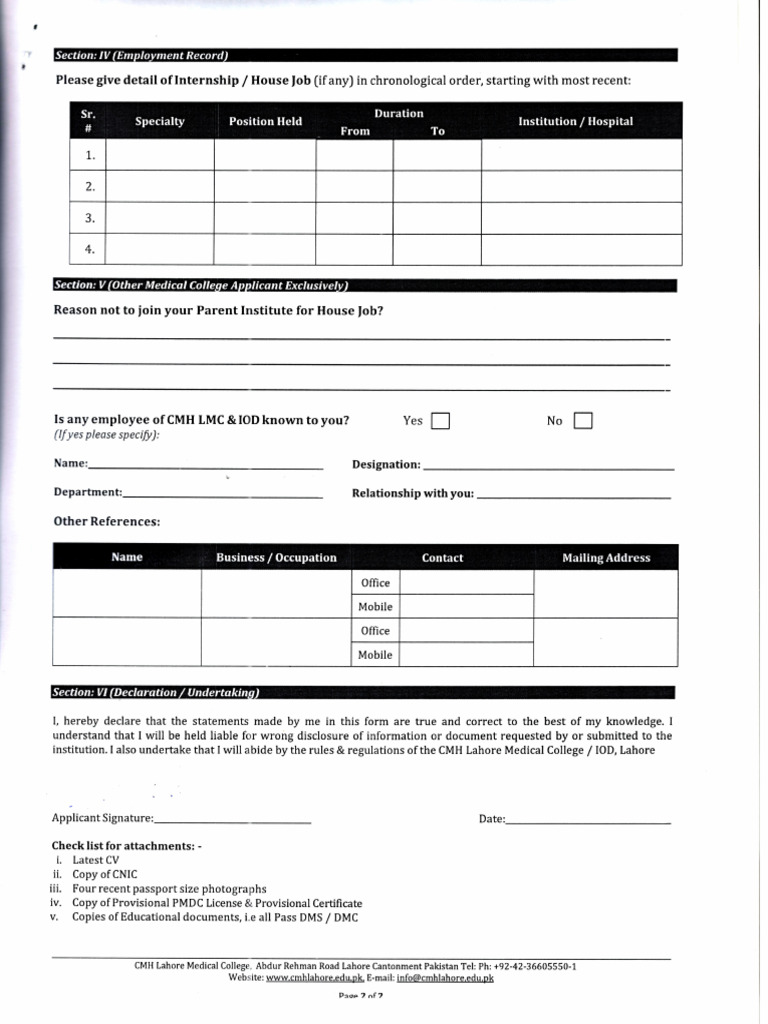 CMH Medical College 1 | PDF