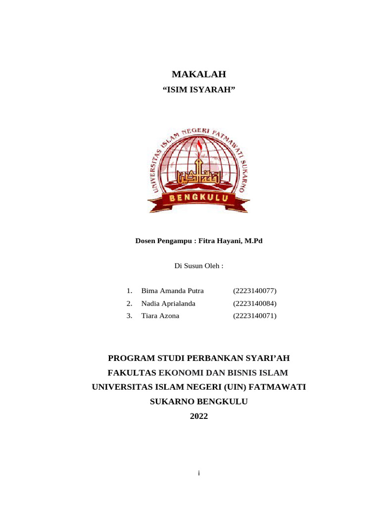 Pengertian dan Macam Isim Isyarah | PDF