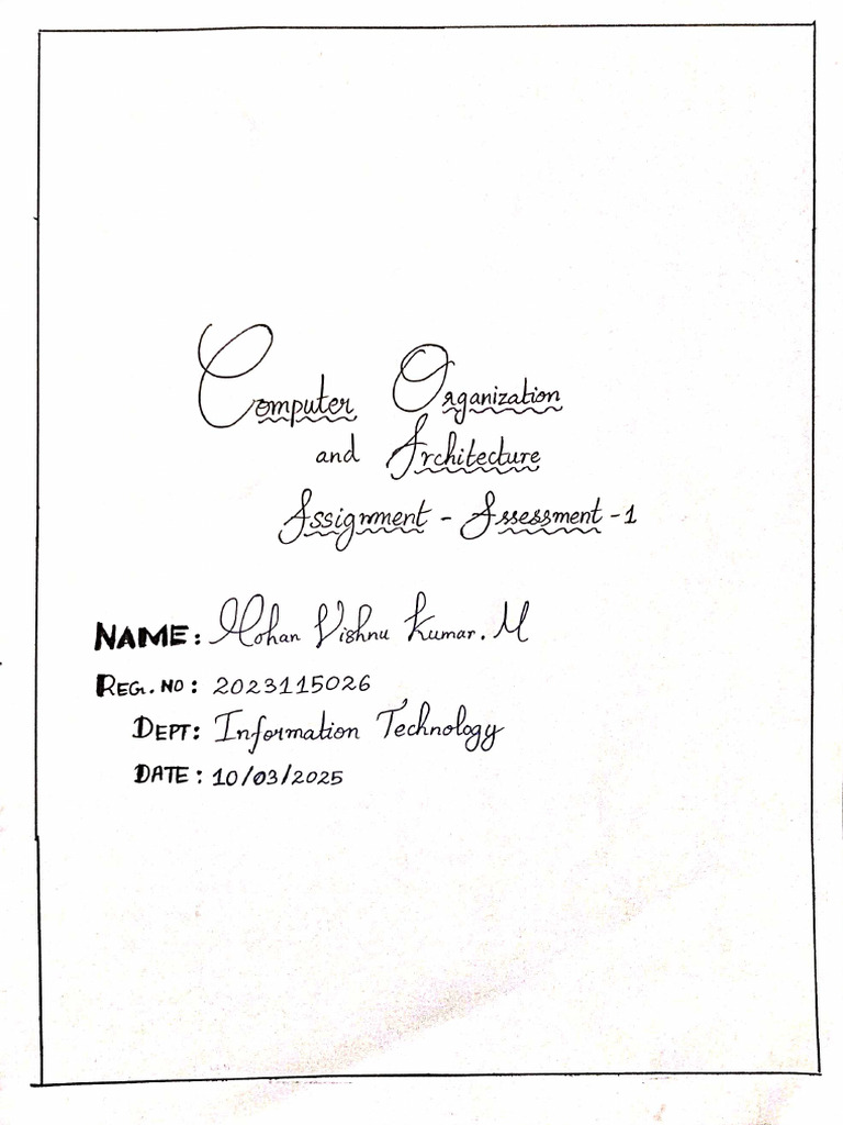 2023115026-COA-assignment1 1 | PDF