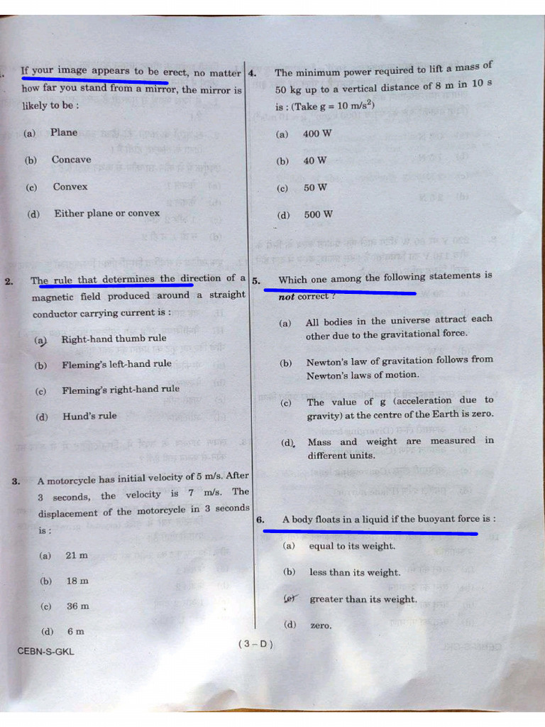 CDS 1 2025 - GS Paper | PDF