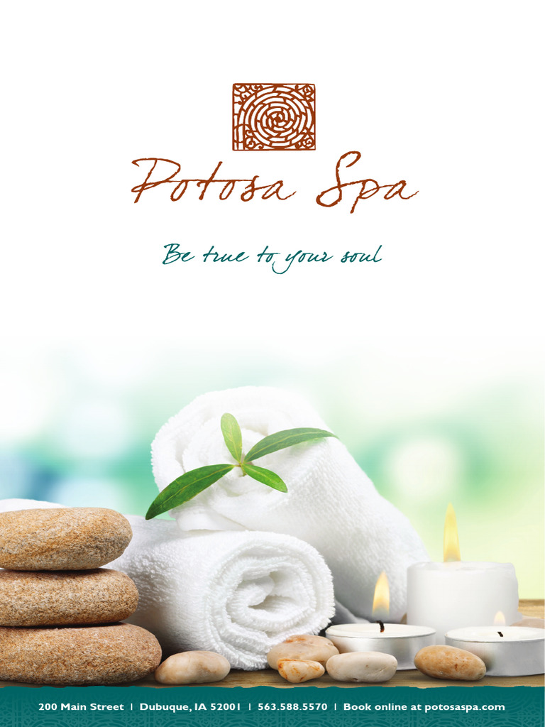 Potosa Spa Menu Full Menu 2023 | PDF | Massage
