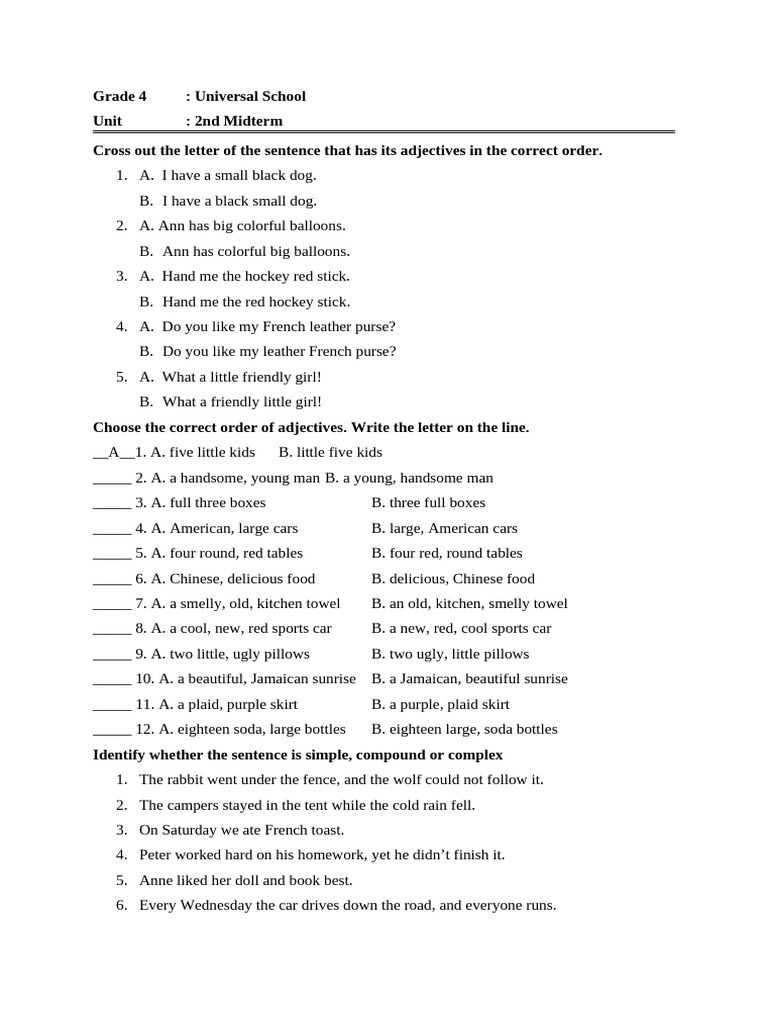 Grade 4 Second Term Test Review | PDF | Desert | Earth Sciences