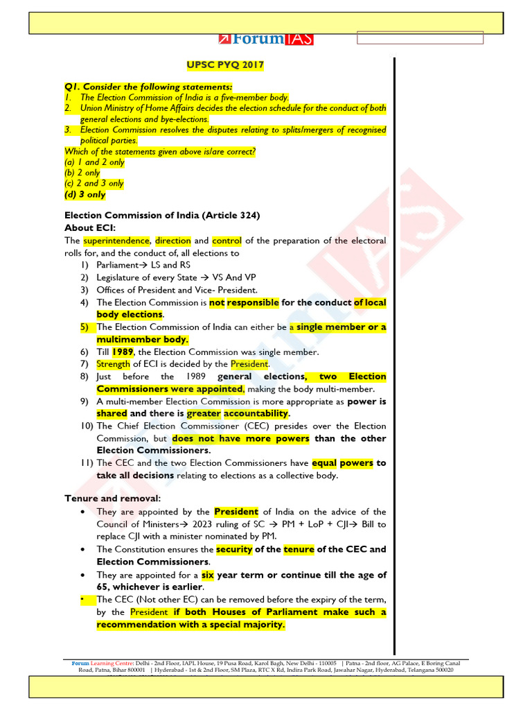 Polity_PYQ_Research_SC_2017_201620152014_@upscmartofficial | PDF | Governance | Government ...