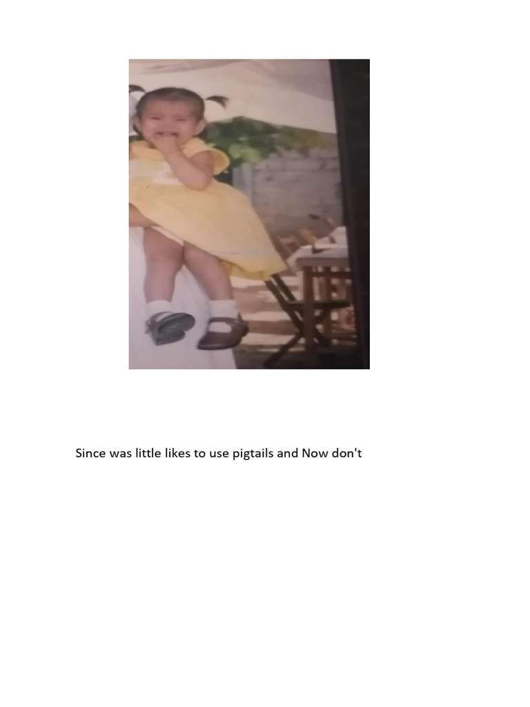 Since Was Little Likes To Use Pigtails and Now Don't | PDF