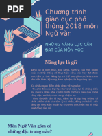 Chương Trình GDPT 2018 Môn NG Văn | PDF