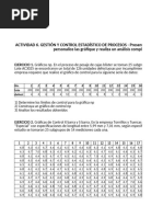 Ejemplos de SPC en Control de Calidad | PDF | Desviación Estándar ...