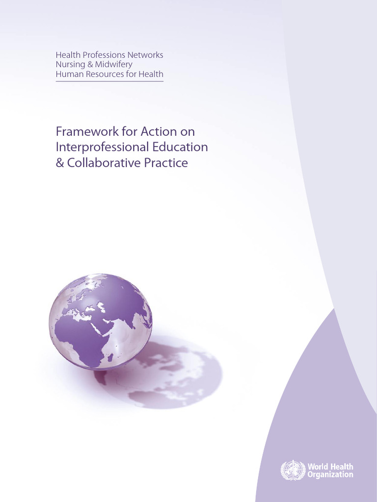 Framework IPE IPC | PDF | Health Human Resources | Policy