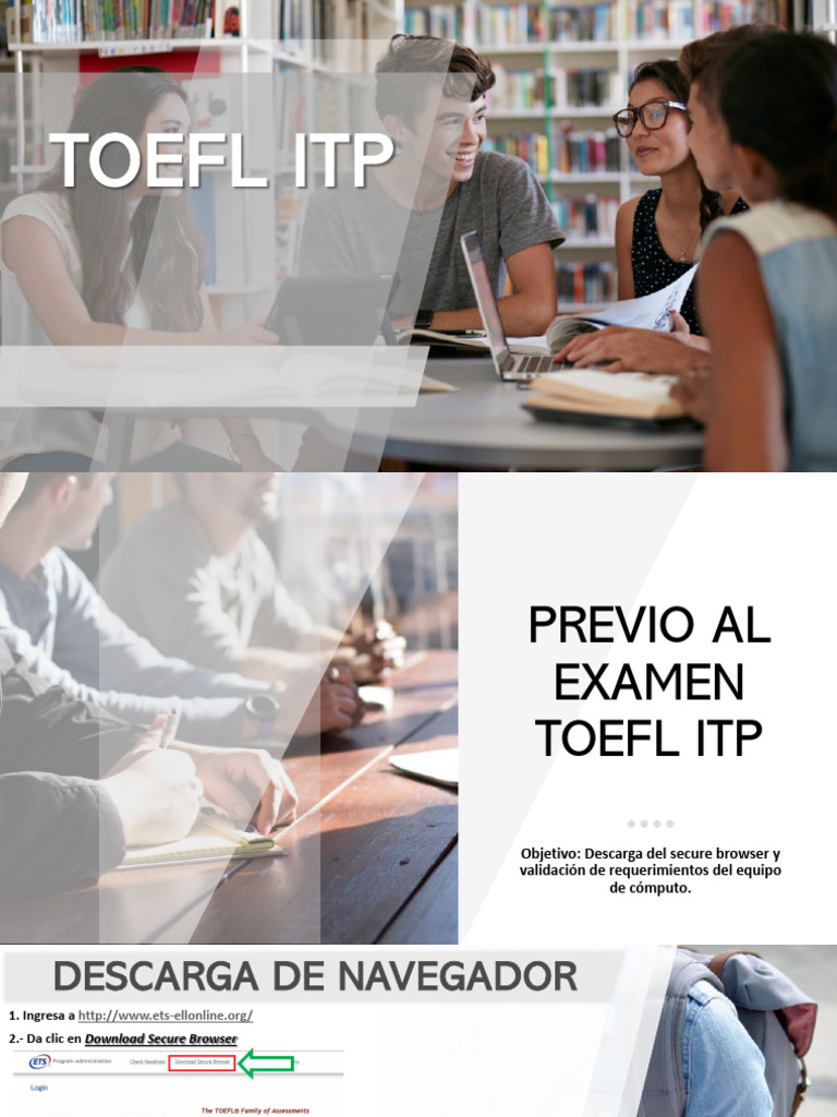 Manual Alumno - TOEFL ITP - 2024 1 | PDF