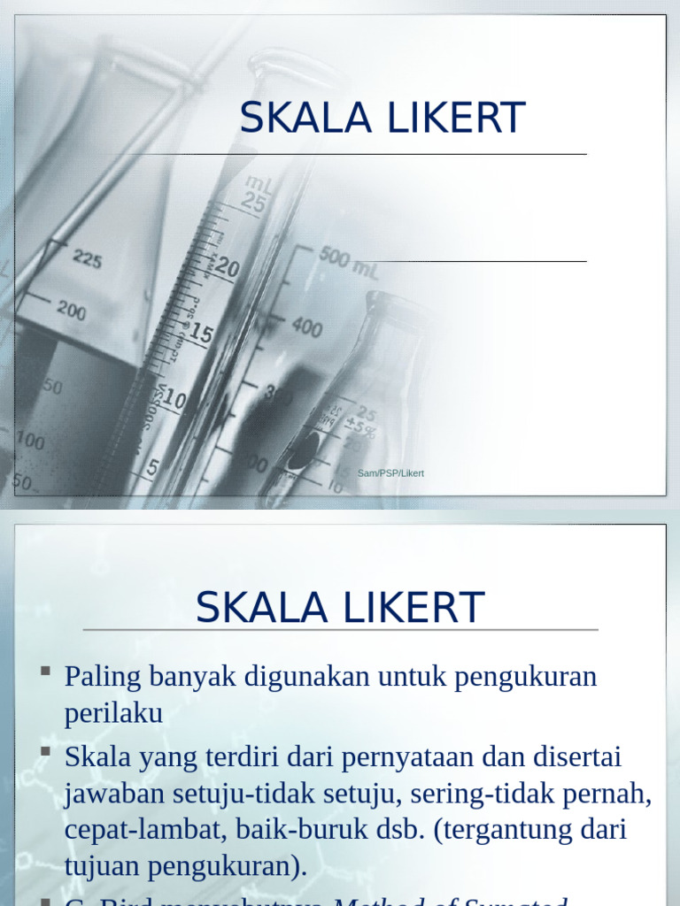 Skala Likert | PDF