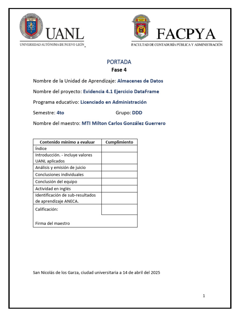 Ev4.1 Facpyanitos | PDF | Informática | Datos