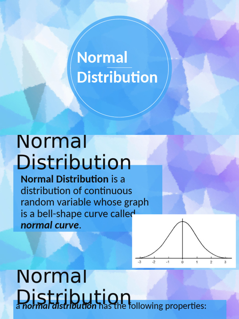 Understanding Normal Distribution Basics | PDF | Normal Distribution ...