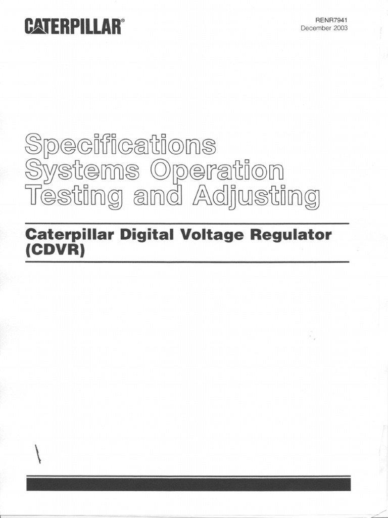 CDVR Operation Testing and Adjusting | PDF