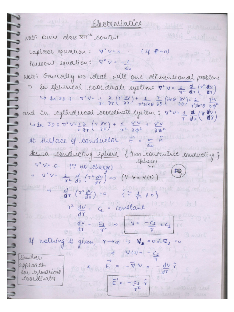 Electricity and Magnetism (Paper 1 Section B) | PDF