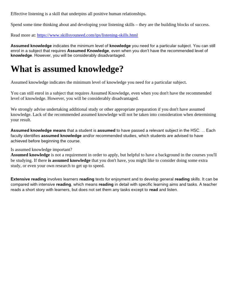 Effective Listening Is A Skill That Underpins All Positive Human ...