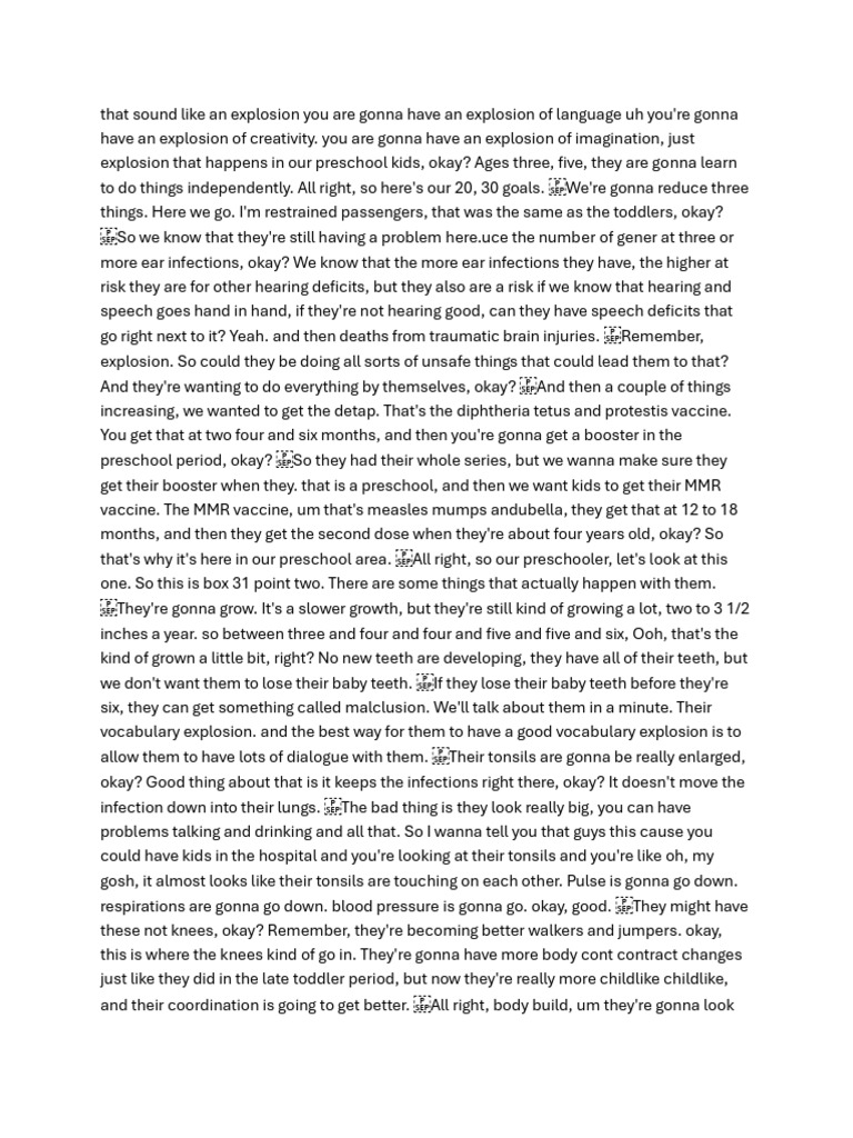 Peds Chapter 31 Transcript | PDF