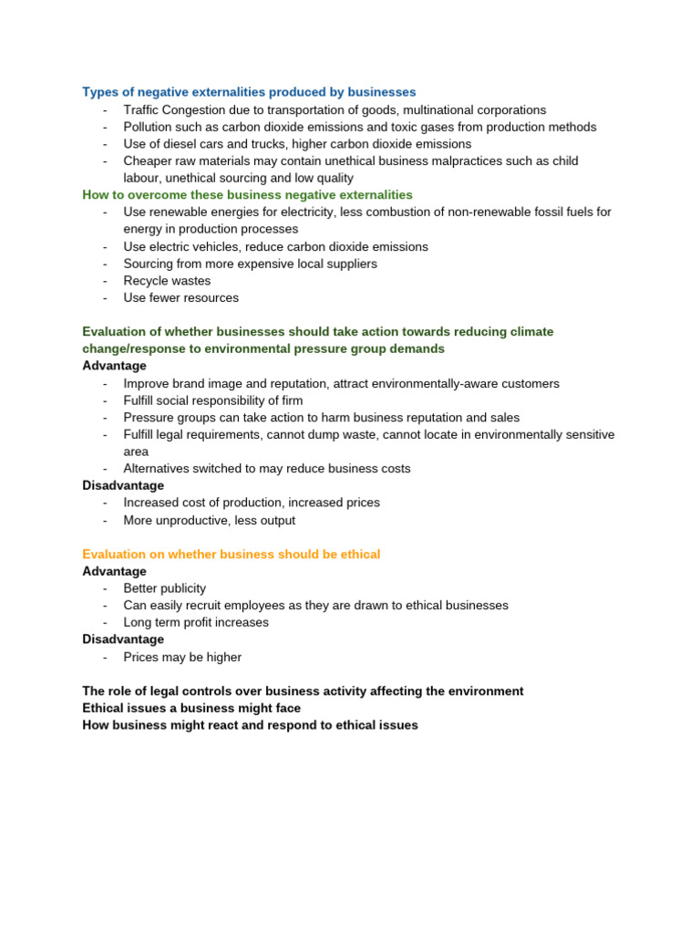 0450 Business Studies P2 CIE Igcse Bundle | PDF