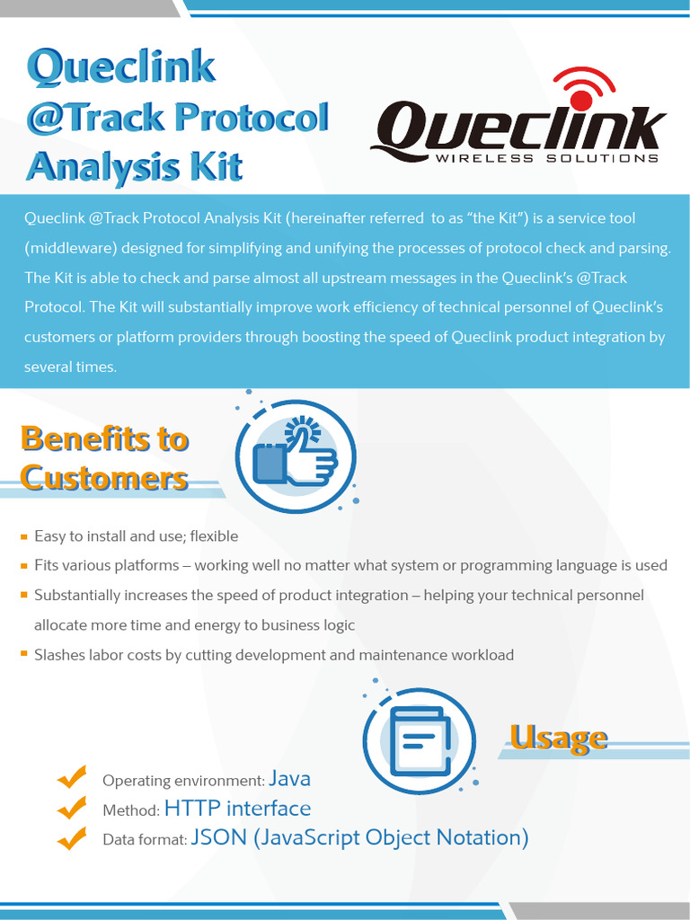 Queclink Protocol Analyze Kit | PDF | Json | Computer Engineering