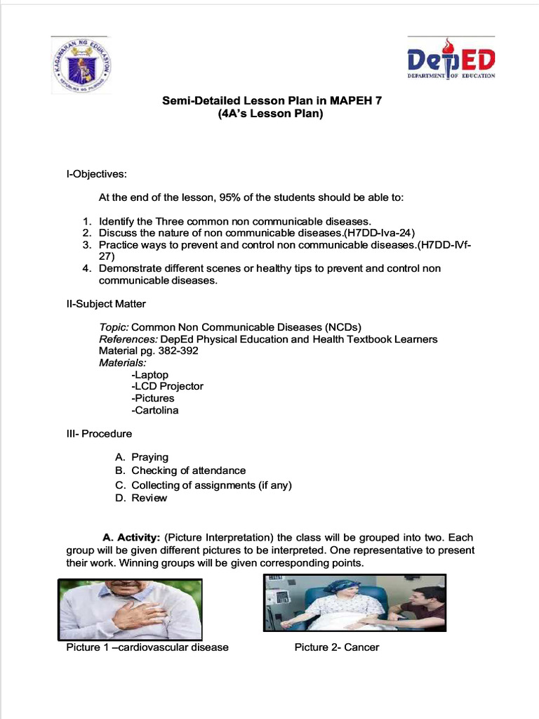 Sample Semi Detailed Lesson Plan | PDF