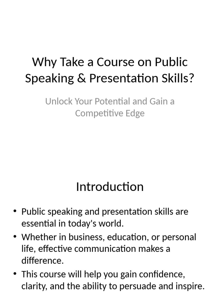 Public_Speaking_Presentation | PDF