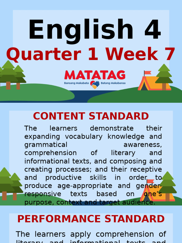 English4 Q1 Week7 | PDF | Semantics | Emotions