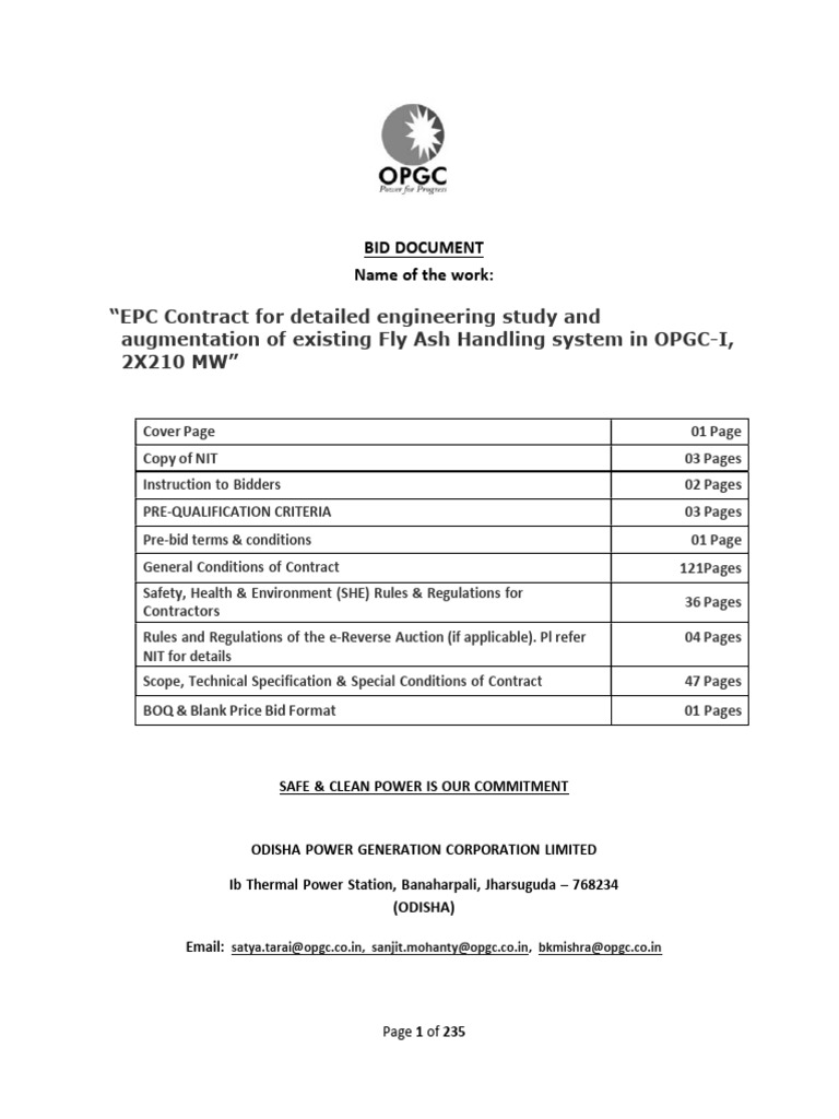 OPGC - EOI For New ITPS | PDF | Auction | Taxes