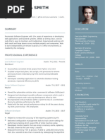 Java Spring Boot Resume Example | PDF | Software Development | Cloud Computing