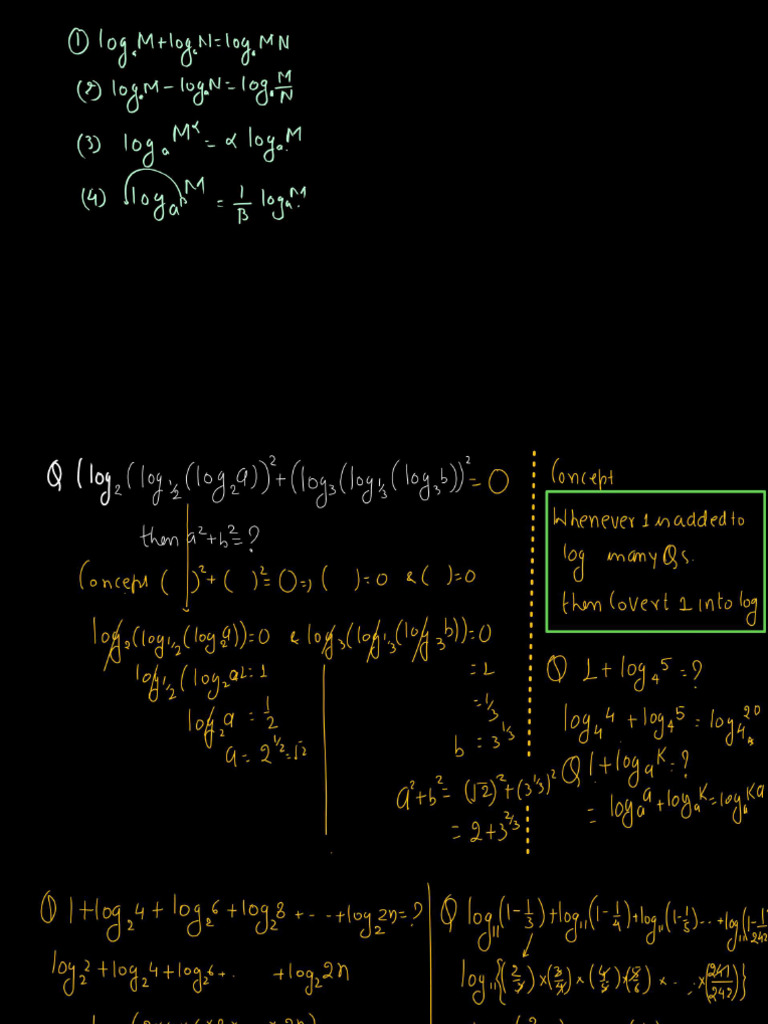 Basic Maths - L-10 (Class Notes) - Base Change Theorem Variable Degree ...