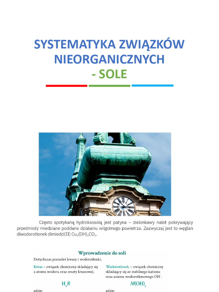 Prezentacja - Sole | PDF
