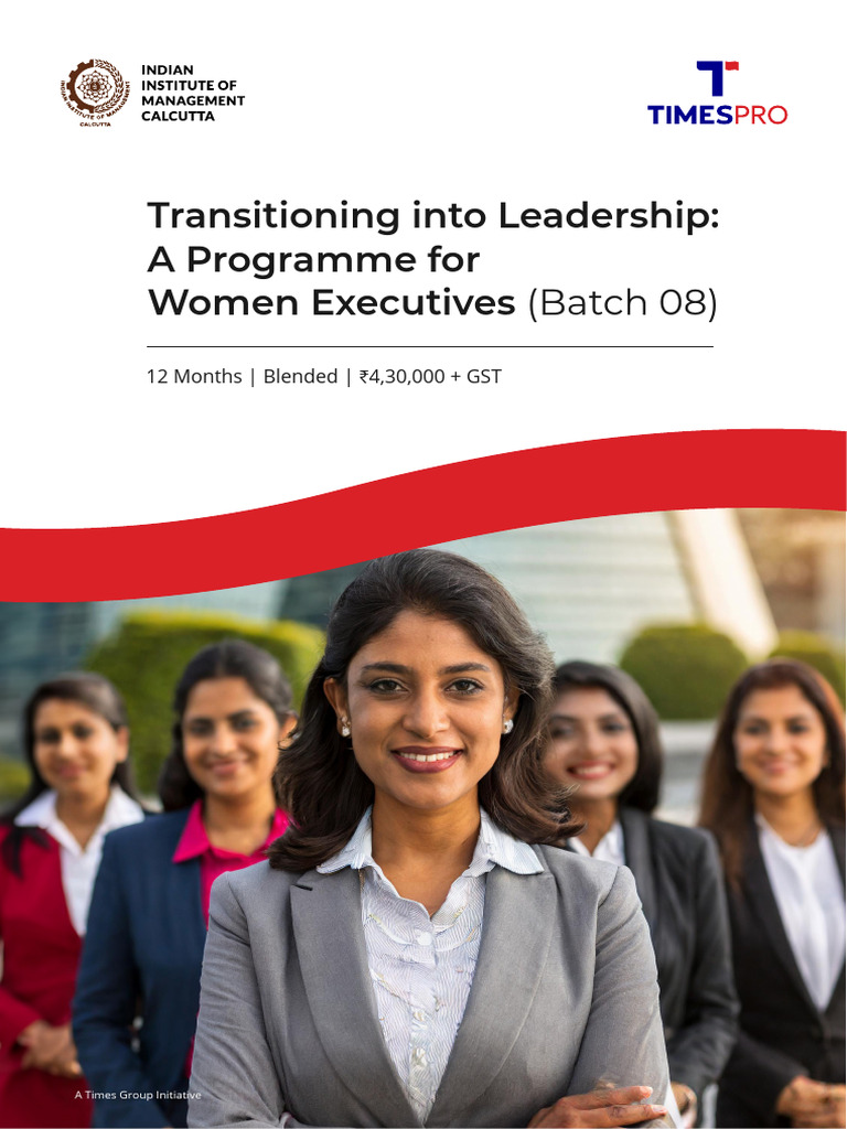 IIM Calcutta TLPWE Batch 07 Brochure R20 Crop 74143c23ad | PDF