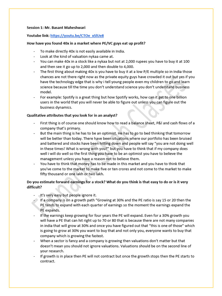 Investing E-Book | PDF | Investing | Stocks