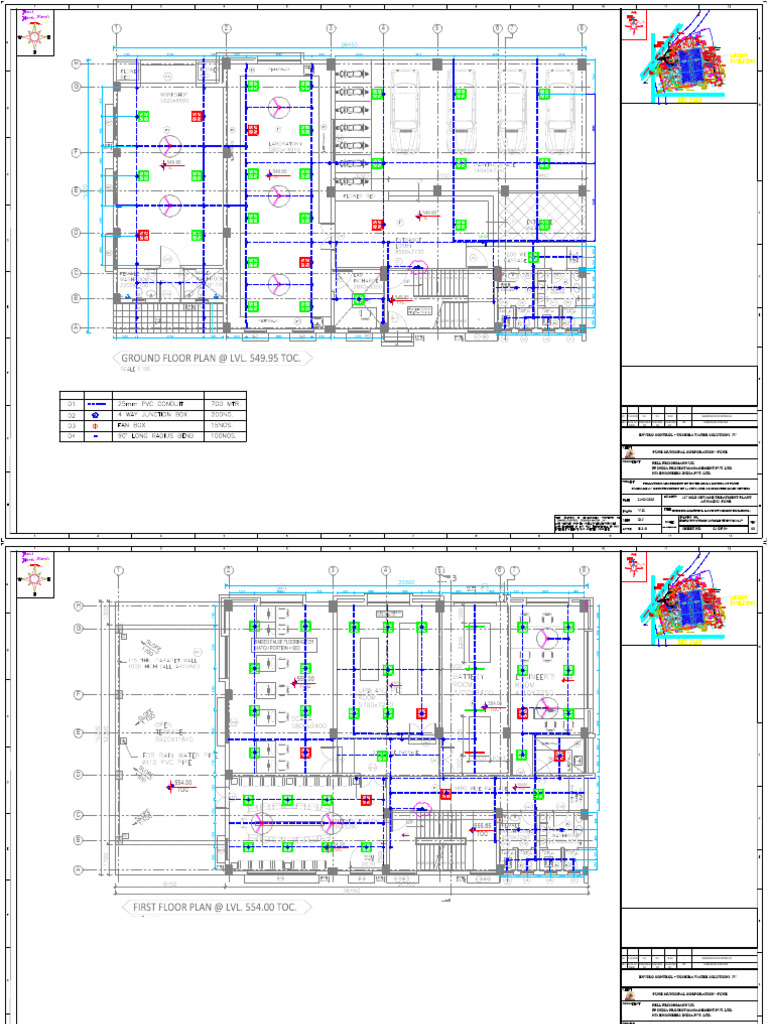 Internal Lighting Layout Admin Building Pdf Environmental