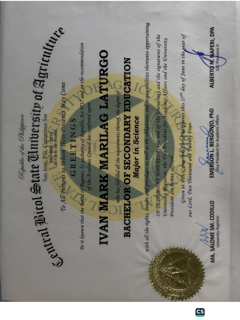 C. Diploma | PDF